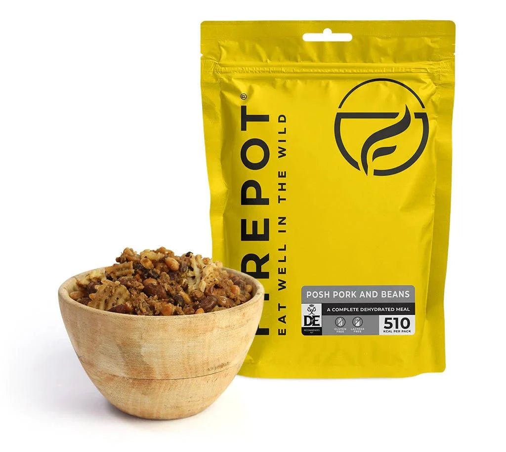 Firepot Posh Pork and Beans | Camp Food | Dehydrated Meals | Camping ...