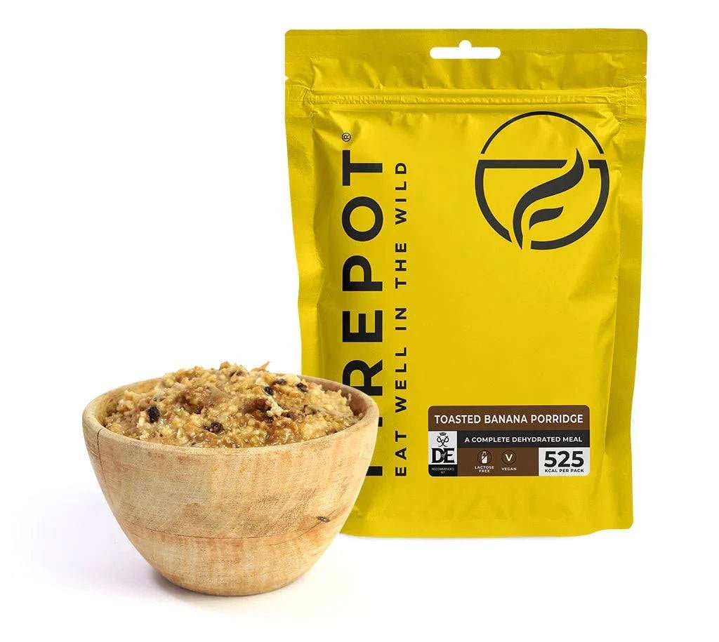 Firepot Toasted Banana Porridge | Camp Food | Dehydrated Meals – Valley ...
